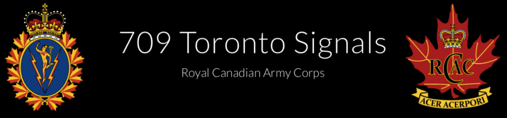 709 Toronto Signals – Royal Canadian Army Cadet Corps